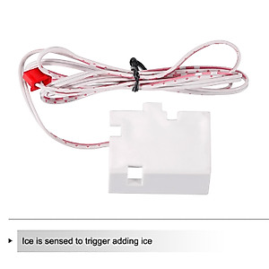 MECCANIXITY Ice Full Switch Sensor for Ice Maker Magnet Door Panel Switch 150cm Double Lines White