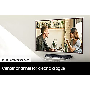 SAMSUNG HW-S50B/ZA 3.0ch All-in-One Soundbar w/Dolby 5.1, DTS Virtual:X, Q Symphony, Built in Center Speaker, Adaptive Sound Lite, Bluetooth Multi Connection, 2022 Black