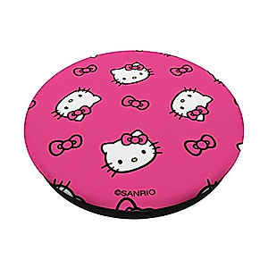 Hello Kitty and Bows Pattern PopSockets PopGrip: Swappable Grip for Phones & Tablets