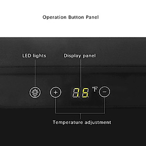 WATOOR 15 Inch Wine Cellar Refrigerator 30 Bottle Wine Cooler Lock Beverage Wine Center for Built-in & Free Standing | 36 F to 61 F Temperature Control l Stainless Steel Glass Door