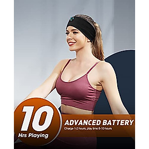 Lavince Sleep Headphones - Headband Headphones - Bluetooth Headband Sleep Headphones for Side Sleeper, Elastic Music Sleeping Band Cozy ASMR Wireless Eye Mask Tech Gadgets Gifts for Women Men