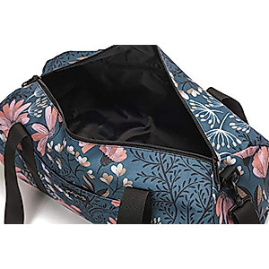 Jadyn 19” Barrel Womens Duffel/Gym/Weekender Bag (Navy Floral)