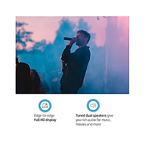 HP [Windows 11 Pro] 15 15.6" Full HD Business Laptop, AMD 6-Core Ryzen 5 5500U (Beat i7-1160G7), 12GB RAM 256GB PCIe SSD, Fast Charge, Wi-Fi 5, Bluetooth 4.2, HDMI, 9.5 Hours Battery Life, w/ Battery