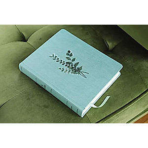 NIV, Journal the Word Bible (Perfect for Note-Taking), Double-Column, Cloth over Board, Teal, Red Letter, Comfort Print: Reflect, Take Notes, or Create Art Next to Your Favorite Verses
