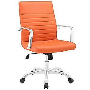 Modway MO-EEI-1534-ORA Finesse Mid Back Office Chair, Orange