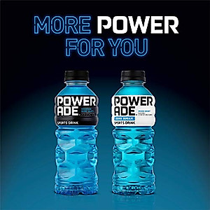 POWERADE, Electrolyte Enhanced Sports Drinks w/ vitamins, Mountain Berry Blast, 20 fl oz (pack of 8)