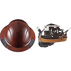 Lift Safety HDF-15NG DAX Hard Hat, Natural & HDF-18RS DAX Hard Hat Replacement Suspension Bundle