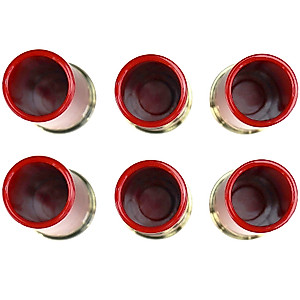 Iconikal Shot Glass Set, Shotgun Shell Cups, 6-Pack