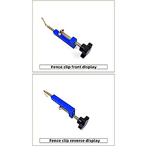 1/2Pcs Universal Fence Clamps Aluminium Alloy Clamp G Clip MultiFunctional Woodworking Fixing Tools (2pc Blue)