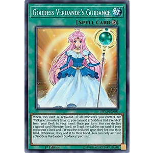 Yu-Gi-Oh! - Goddess Verdande's Guidance - SHVA-EN009 - Super Rare - 1st Edition - Shadows in Valhalla