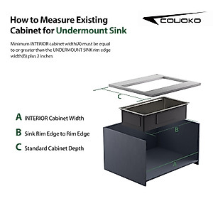 Couoko 27 inch Undermount Workstation Kitchen Sink 27x19 Stainless Steel 16 Gauge Undermount Sink Deep Single Bowl Handmade Under Counter workstation Sink Basin with Cutting Board