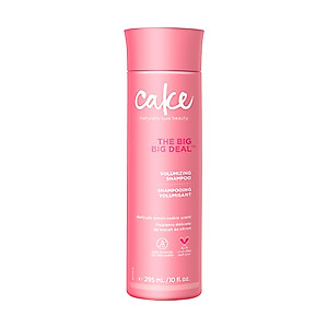 Cake Beauty Volumizing Shampoo, The Big Big Deal– Body Boosting & Weightless Cleansing – With Aloe Vera Rice & Soy Protein – For All Hair Types – 10 Fl Oz / 295 ml