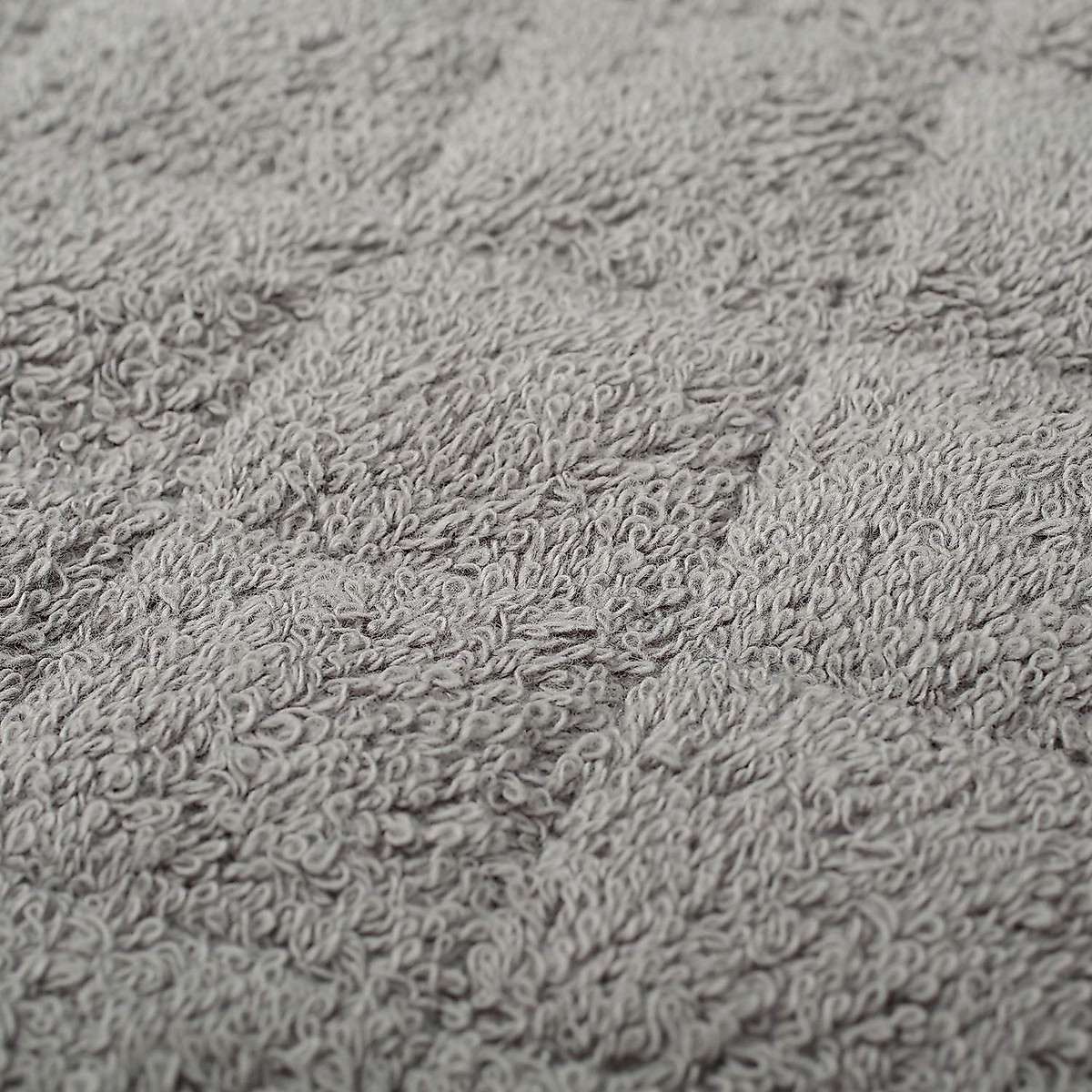 100% Cotton Kitchen Everyday Basic Terry Pot Holder Heat Resistant Coaster Potholder for Cooking and Baking Set of 5 Grey