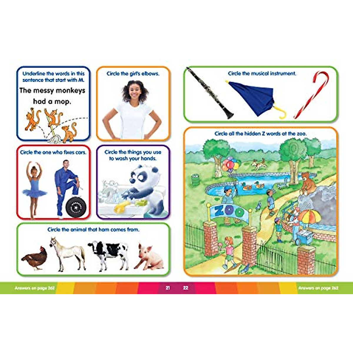 1001 STEAM Kindergarten Activity Workbook: Practice Sight Words, Phonics, Numbers, Math, Art, and More | Reading and Writing Skills - 320 Pages (Ages 4 and Up) (1001 Activity Books)