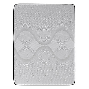 Flash Furniture Capri Comfortable Sleep 12" Hybrid Pocket Spring and Foam Mattress in a Box, Extra Firm Foam Pocket Spring Hybrid Mattress, Queen