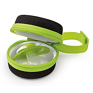 Chicco Paci-Roo Portable Pacifier Holder / Travel Case with Velcro Attachment Loop