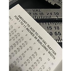 Swanson Tool P0110 Little Blue Book of Instructions For Roof & Stairway Layout