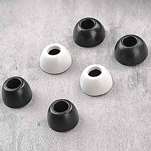 3Pairs EPYSN Memory Foam Ear Tips Compatible with Samsung Galaxy Buds Pro Earbuds,Eartip L/M/S with Portable Storage Box Case (Black)