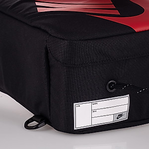Nike Shoe Box Bag (12L) (Black/Black/University Red, 732 CU IN)