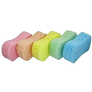 GBSTORE 5 Pcs Assorted Color Car Wash Sponge Set Bone Design Cleaning Polishing Foam Wear-resistant Clean Tools