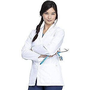 Dickies Women's 28" Poplin Lab Coat 84401, M, White