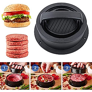 Burger Press,3 in 1 Non-Stick Hamburger press patty maker,Meat Beef Veggie Patty Mold for Stuffed Burgers Slider BBQ Barbecue Grilling