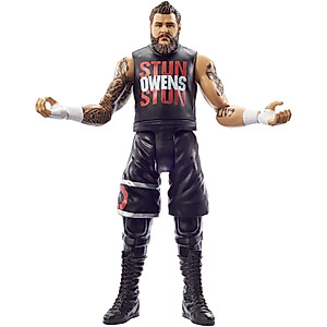WWE Kevin Owens Action Figure, Posable 6-in Collectible for Ages 6 Years Old & Up