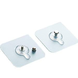VLoxPm Hooks, Load-Bearing Hooks, Nail-Free Traceless Hooks, Punch-Free Glue Hooks, Picture Hanging Artifacts, Photo Frame Traceless Nail Hooks, Screw Stickers (10, Screw)