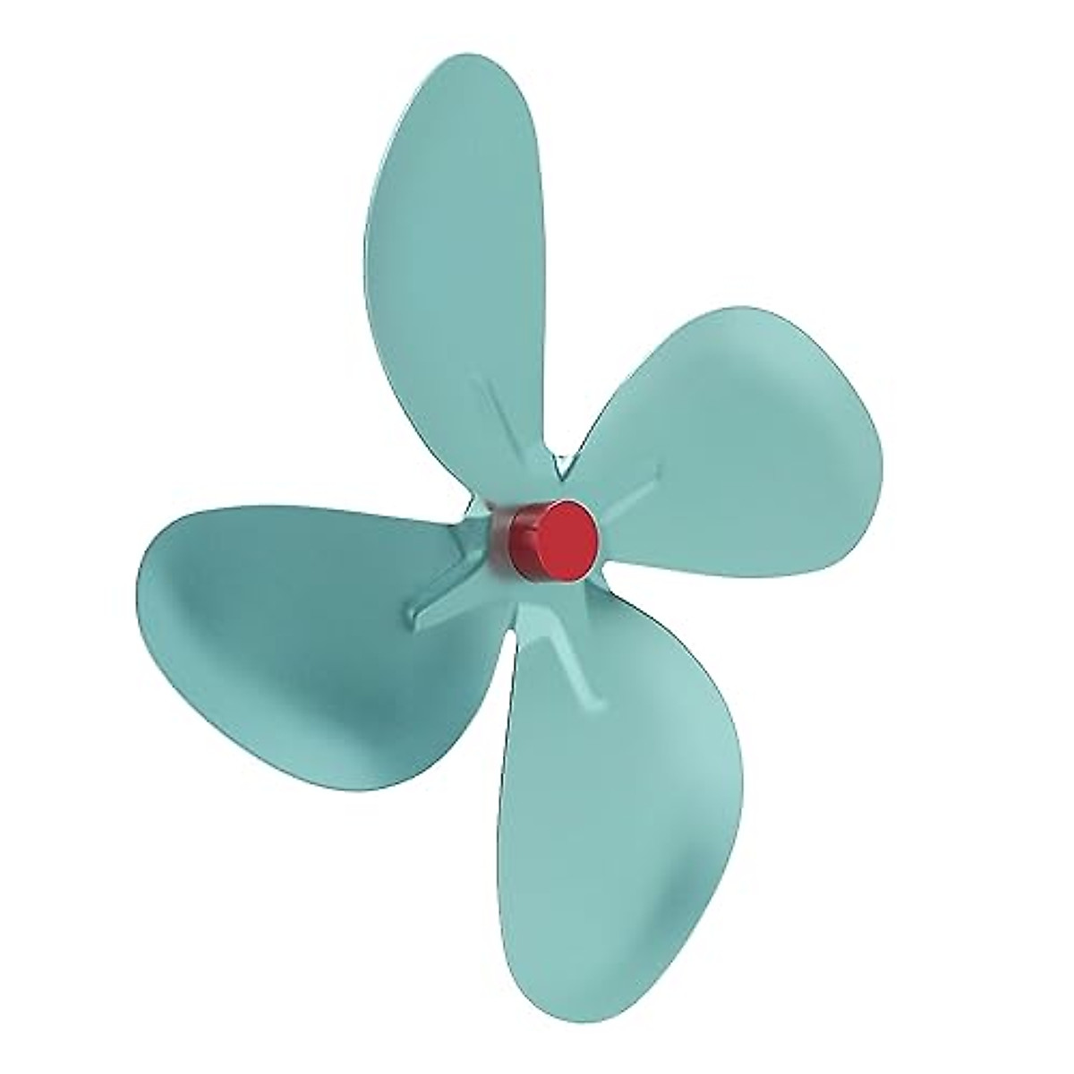 Stove Fan 4 Blades, Lightweight Energy Saving Fast Heat Dissipation Wood Stove Fan Blade Aluminum Alloy for Home Warm Air Circulation