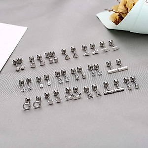 Flat Back Earrings Hypoallergenic,18 Pairs Stainless Steel Flat Back Stud Earrings for Women Men 20G Star Moon Heart Disc Ball CZ Cartilage Earrings Screw Back Flatback Earrings for Sensitive Ears