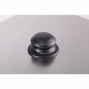 E-KEYWAY Top Open Chinese Rice Noodle Roll Food Steamer with Extra Tray Stainless Steel Square Tier/Layer Cooking Cuisine Guangdong Recipes Cookware (Tier-O2-L)