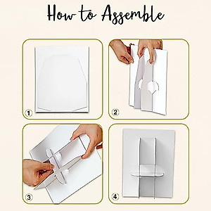 30th Birthday Party Table Sign with Paper Holder, Black Gold Birthday Standing Sign for Table Decoration, Happy Birthday Table Decor for Women Men, Anniversary Celebration Supplies(1 Set of), B05