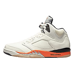Jordan Men's 5 Retro Shattered Backboard Sail/Orange Blaze (DC1060 100) - 8