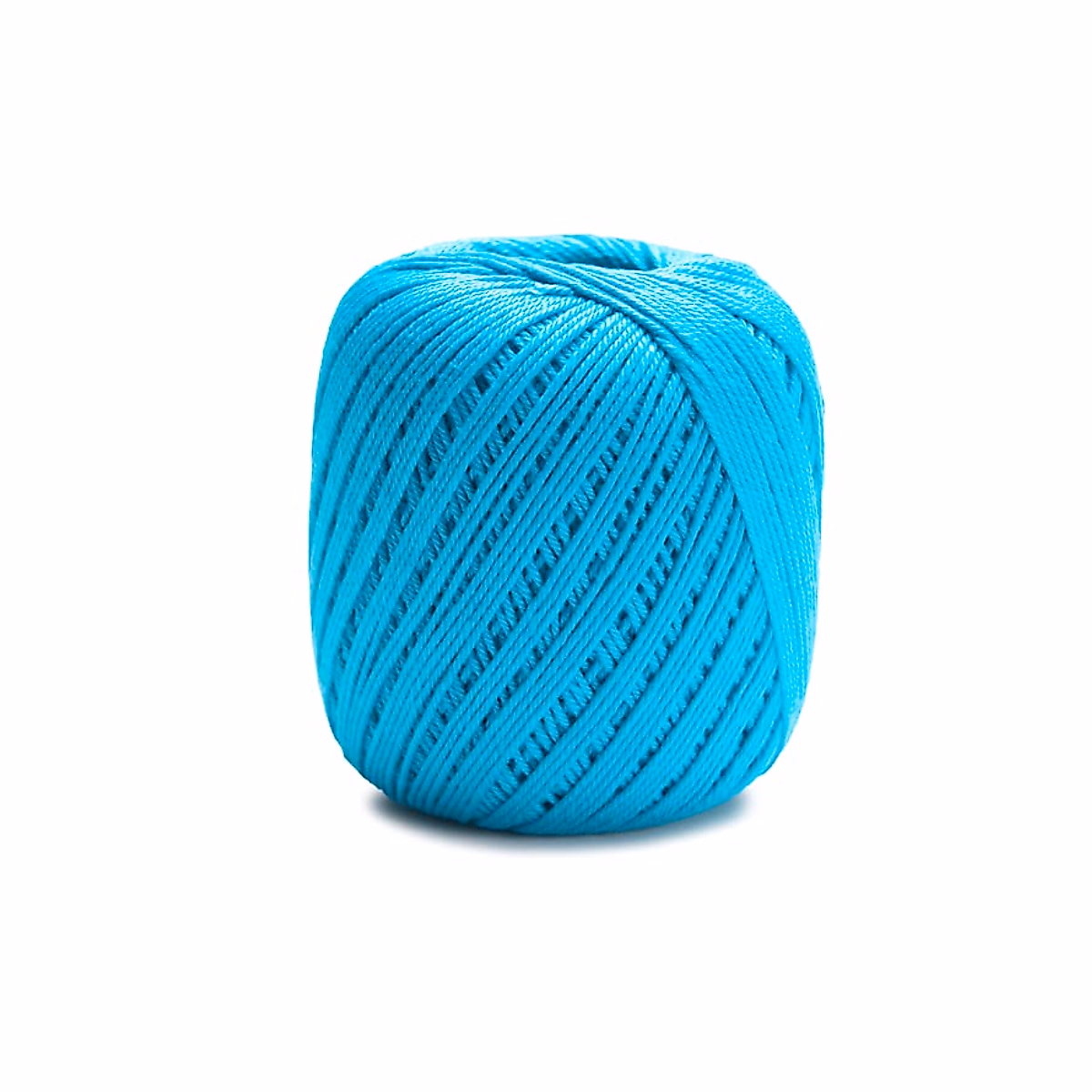 Círculo Duna Yarn - 186 yds, 3.52 oz – DK Yarn - 100% Mercerized Brazilian Virgin Cotton, Perfect for Knitting and Crocheting (Pack of 1 Ball) - Blue Color 2194
