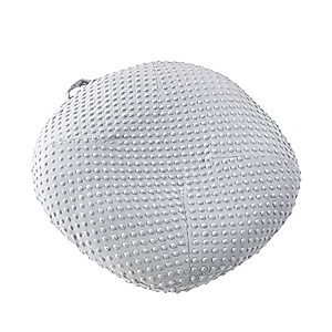 Removable Slipcover for Newborn Lounger, Super Soft Premium Plush Dot Baby Lounger Cover, Ultra Comfortable, Safe for Babies, Fit 18 x 18 x 7 inches Lounger (Gray)