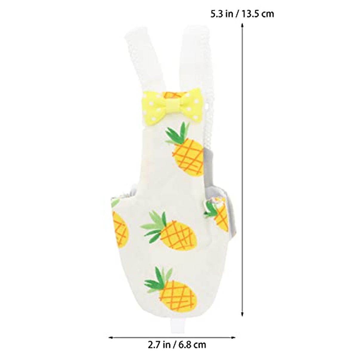 Baluue 2Pcs Parrot Diapers Soft Birds Flight Suits Parrots Nappies Pet Pee Pads with Leash Hole Washable Reusable for Budgie Parakeet Cockatoos Random Style M