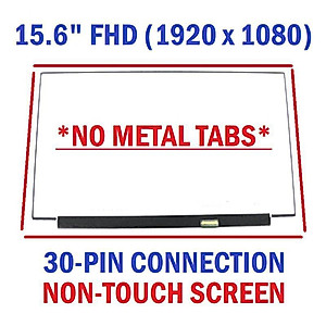 15.6" Screen Replacement for Lenovo 5D11G06590 60Hz LCD Display Panel 30Pins FHD 1920(RGB)*1080 Non-Touch