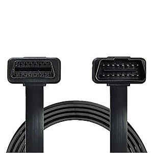Kobra OBD2 Extension Cable for OBD Scanner and OBD2 Scan Tool- Flat Ribbon 16-pin OBD-II Cable - Compatible for All OBD2 Vehicles - 3.9ft