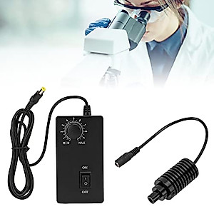 Microscope Coaxial Spot Light Microscope LED Spot Light Brightness Microscope LED Spot Light AC100V‑240V (White)