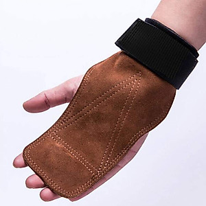 1 Pair Palm Protector Up Bar Hand Grips Gymnastics Gloves Workout Grips Palm Grips Gymnastics Hand Grips Weightlifting Palm Guard Weight Lifting Gloves Strap Cross Handle Man Sbr