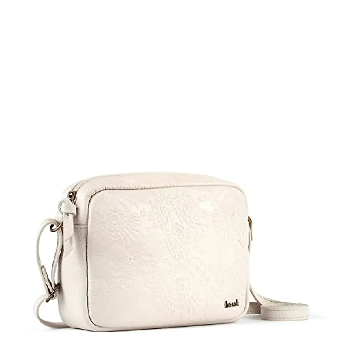The Sak womens De Young Leather Camera Bag, Stone Floral Embossed, One Size US