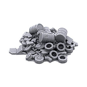 Shanty Rubble by Terrain4Print, 3D Printed Tabletop RPG Scenery and Wargame Terrain for 28mm Miniatures