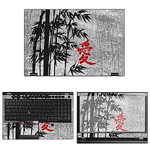 Decalrus - Protective Decal Chinese Symbol Skin Sticker for Lenovo ThinkPad P53 (15.6" Screen) case Cover wrap LEthnkpd15_P53-189