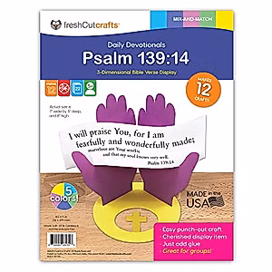FreshCut Crafts Daily Devotionals (Psalm 139:14)