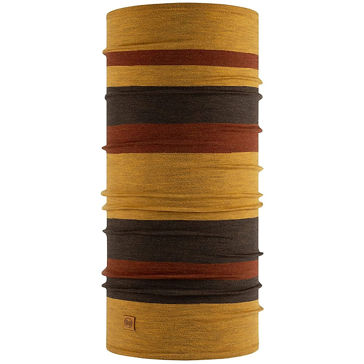 BUFF Adult Merino Wool Move Neck Gaiter, Headband & Winter Neck Warmer, Ski Mask & Face Shield, Worn 12+ Ways, Mustart, One Size