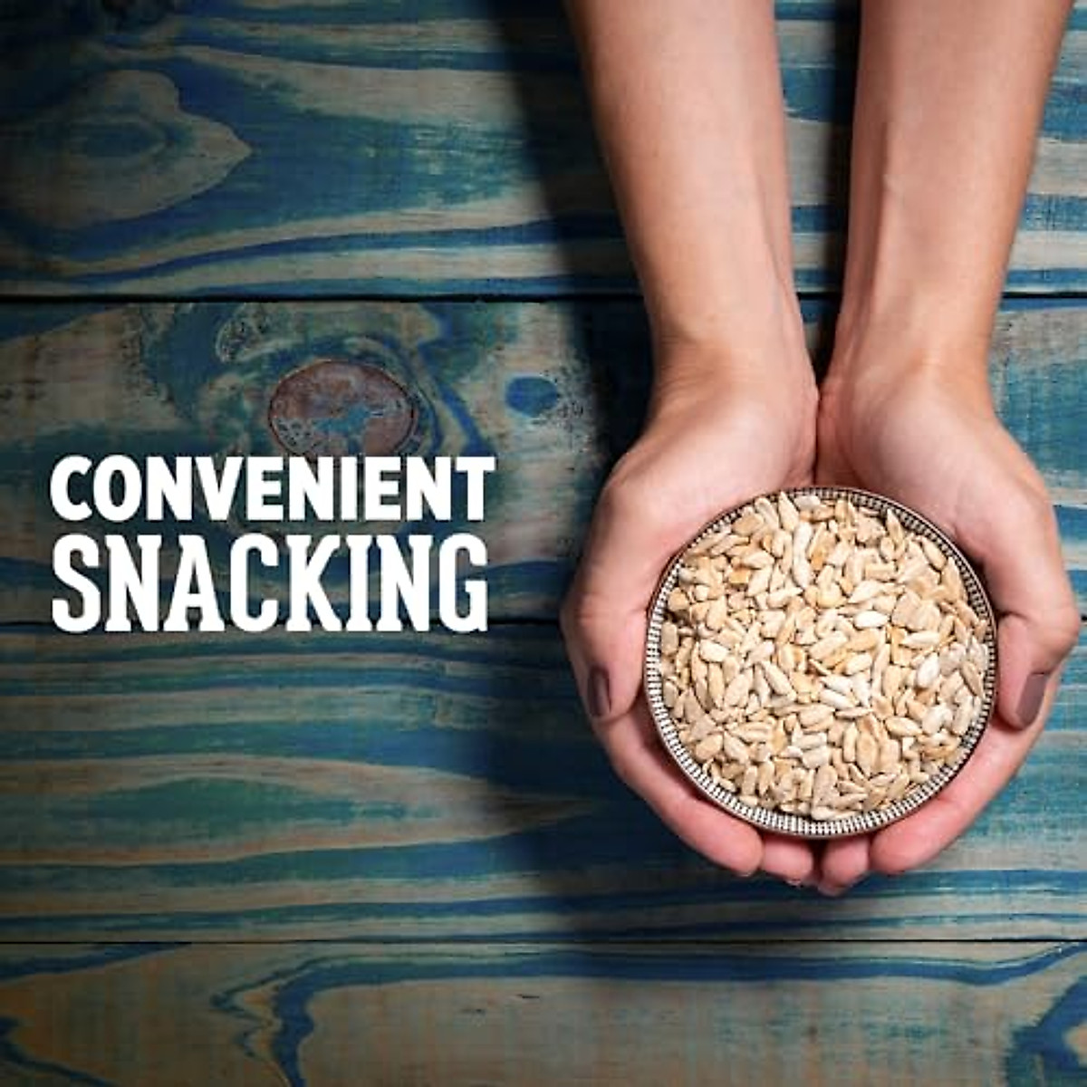 DAVID Roasted and Salted Original Sunflower Kernels, 3.75 oz, 12 Pack