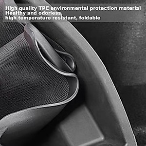 CYBERBEANS Left Side Storage Bins for Tesla Model 3 Accessories Rear Trunk Organizer Storage Boxes 2021 2022 2023