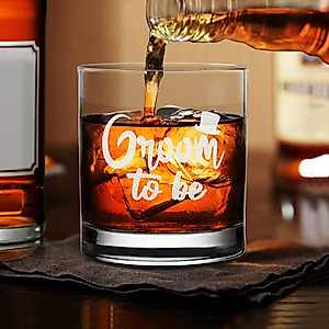 NeeNoNex Groom To Be Whiskey Glass