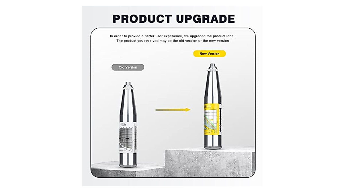 CGOLDENWALL Concrete Rebound Hammer Tester Resiliometer Test Meter Tool ...