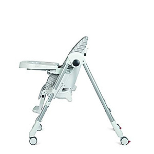 Prima Pappa Zero 3 - High Chair - for Children Newborn to 3 Years of Age - Made in Italy - Gold (White & Gold)